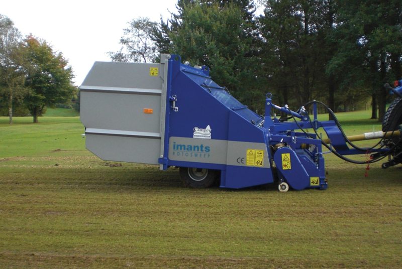 IMANTS - RotoSweep & Rhea Scarifier - Campey Turf Care Systems