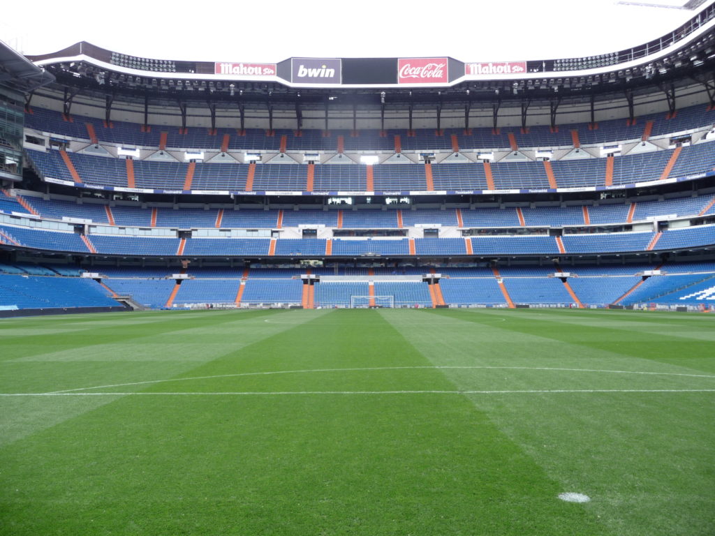 Real Madrid Make Light Work of Off Pitch Areas - Campey Turf Care Systems