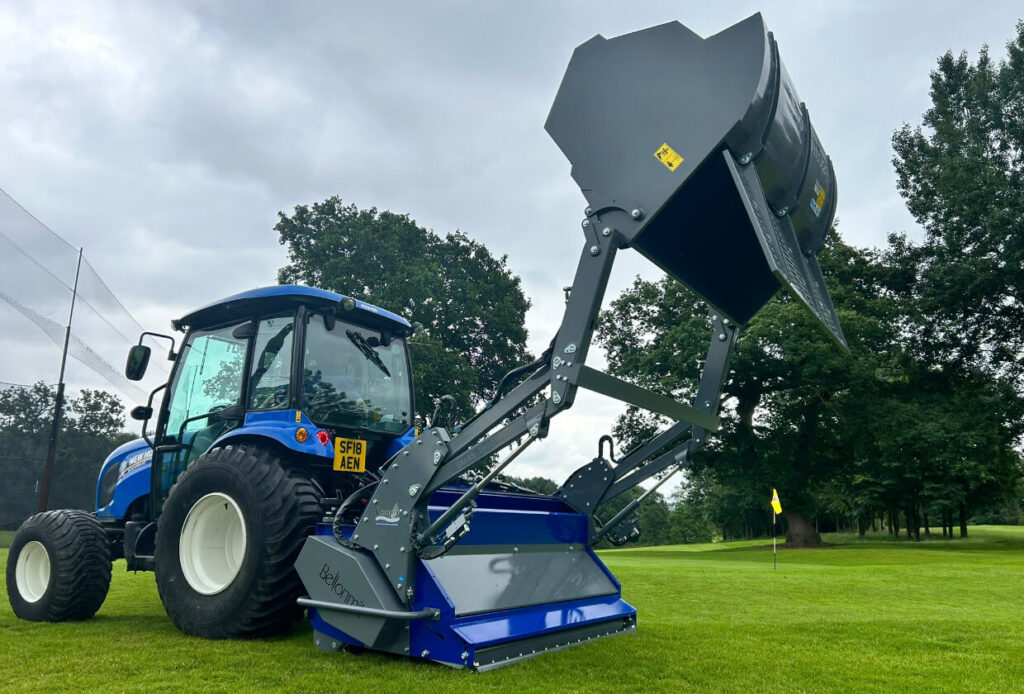BM45 Scarifier with Hi-Tip Collection - Campey Turf Care Systems