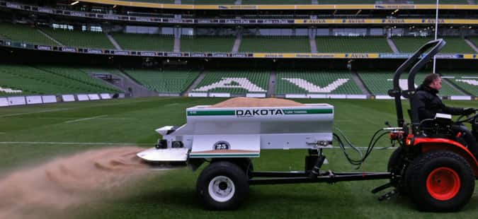 Dakota is a Light Weight at Aviva - Campey Turf Care Systems